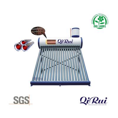China Pressurized Solar Water Heater 150L 200L 240L Stainless Steel Copper Coil Hot Water System for sale