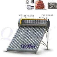 China All Stainless Steel Pressurized Solar Water Heater 150L 300L Copper Coil High Pressure for sale