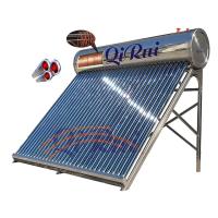 China All Stainless Steel Pressurized Solar Water Heater 300L Copper Coil Hot Water System for sale