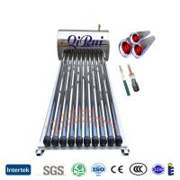 China Solar Keymark EN12976 Compact Pressurized Heat Pipe Vacuum Tube Solar Water Heater 100L-300L for sale