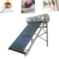 China CE Approved 100L 200L 300L Heat Pipe Solar Water Heater High Pressure 1.2Mpa for Home for sale