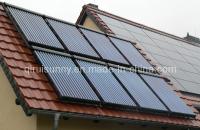 China Separated Pressurized Solar Water Heater 100L to 2000L with Heat Pipe Collector and Keymark Certification for sale