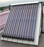 China High Efficiency Heat Pipe Vacuum Tube Solar Collector 58mm x 1800mm Pressurized Manifold for sale
