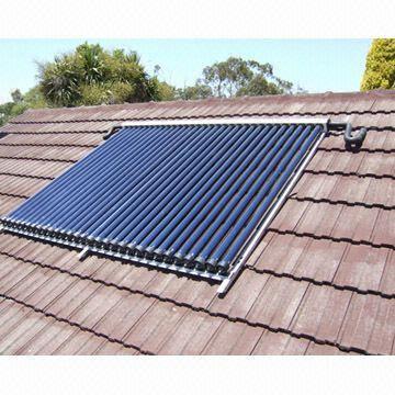 China Parabolic Trough Pressurized Solar Collector 58mm x 1800mm Heat Pipe Vacuum Tube for sale