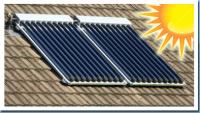 China Heat Pipe Solar Collector with Solar Keymark for sale