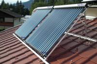 China Heat Pipe Vacuum Tube Solar Collector 58mm x 1800mm for Slope Roof for sale