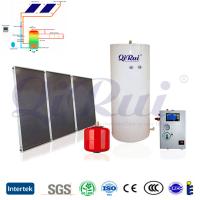 China Split Pressurized Solar Water Heater 100L to 500L Flat Plate Collector System CE for sale