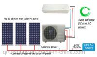 China On Grid Solar Air Conditioner 12000 BTU R410A Toshiba Compressor Cooling Heating for sale