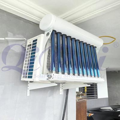 China 9000BTU 12000BTU Wall Mounted Hybrid Split Solar Power Thermal Air Conditioner R410A for sale