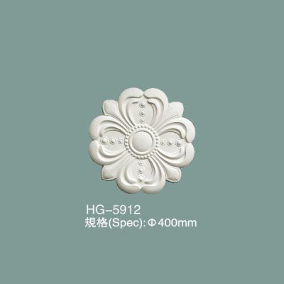 China PU Crown Moulding Decorative Ceiling Cornice Skirting Polyurethane Mold B2 Fireproof 80cm for sale