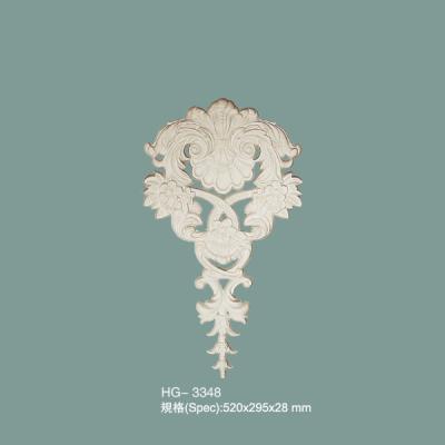 China PU Crown Moulding Decorative Skirting Polyurethane Cornice Ceiling Molding B2 Fireproof for sale