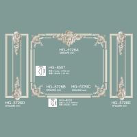 China PU Polyurethane Crown Moulding Skirting Ceiling Cornice Decorative Trim Fireproof B2 Grade for sale