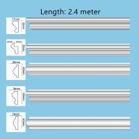 China PU Crown Moulding Polyurethane Ceiling Cornice Decorative Skirting Board B2 Fire Rated for sale