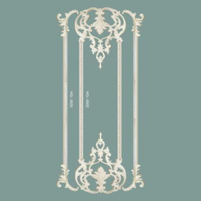 China PU Polyurethane Crown Moulding Decorative Ceiling Cornice Skirting Board Fireproof B2 Grade for sale