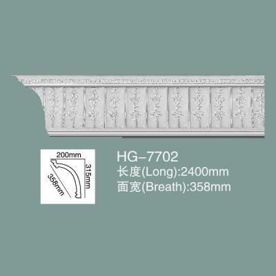 China PU Polyurethane Crown Moulding Decorative Ceiling Cornice Skirting 2025 New Design for sale