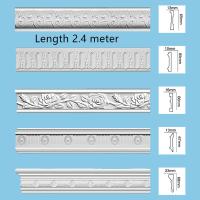 China PU Polyurethane Crown Moulding Decorative Ceiling Cornice Skirting 2025 New Design for sale