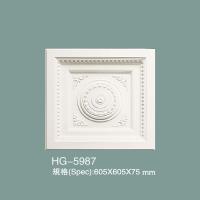 China Polyurethane Crown Moulding Skirting Decorative PU Cornice Ceiling Trim Fireproof Grade B2 for sale