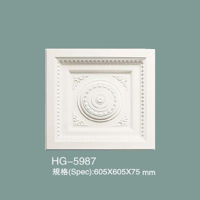 China Polyurethane Crown Moulding Skirting Decorative PU Cornice Ceiling Trim Fireproof Grade B2 for sale