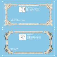 China Polyurethane Crown Moulding Skirting Decorative PU Cornice Ceiling Trim Fireproof Grade B2 for sale