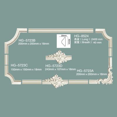 China PU Crown Moulding Decorative Ceiling Cornice Skirting Polyurethane 2025 Hot Sale Factory for sale