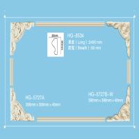 China PU Polyurethane Crown Moulding Decorative Ceiling Cornice Skirting 2025 Factory Price for sale