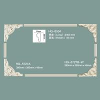 China Polyurethane PU Crown Moulding Skirting Ceiling Cornice Decorative Trim 80mm for sale