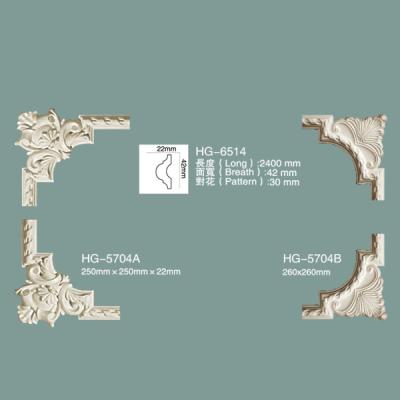 China Polyurethane Ceiling Cornice Crown Moulding Skirting Decorative Trim B2 Fire Rated for sale