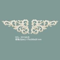 China Decorative PU Crown Moulding Polyurethane Cornice Skirting Ceiling Molding 240cm Length for sale