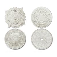 China Polyurethane Ceiling Medallion Decorative PU Foam Ceiling Tile for Interior Decoration 1000+ Models for sale
