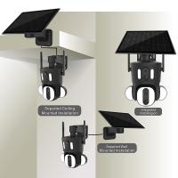China 8MP Dual Lens Solar Powered Wireless 4G WiFi Security PTZ CCTV Camera with Solar Panel for sale