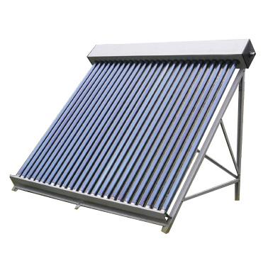 China Roof Mounted Direct Plug Non-Pressurized Vacuum Tube Solar Collector 58x1800mm 30 Tubes for sale