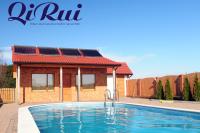 China Rooftop Non Pressure Evacuated Tube Solar Thermal Collector for sale