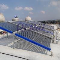 China Non Pressure Evacuated Vacuum Tube Solar Thermal Collector 58x1800mm 30 Tubes for sale