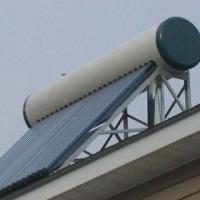 China Non-Pressure Solar Water Heater 100L 200L Vacuum Tube Rooftop Boiler with CE Keymark for sale