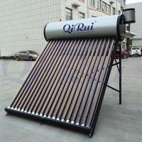 China Non-Pressurized Vacuum Tube Solar Water Heater 100L 200L 300L CE Certified for sale