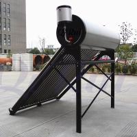 China Non-Pressurized Vacuum Tube Solar Water Heater 100L 200L 300L CE Certified for sale