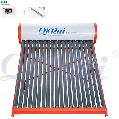 China Non-Pressurized Evacuated Tube Solar Water Heater 100L 200L 300L CE Solar Keymark for sale