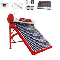 China Nonpressure Galvanized Steel Vacuum Tube Solar Water Heater 50L to 500L CE for sale