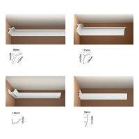 China High Density Polyurethane LED Light Cove Molding Indirect Lighting Crown Moulding for sale