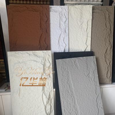 China PU Faux Stone Wall Panel 1200x600mm Decorative Polyurethane Stone Cladding 30mm 50mm 60mm for sale