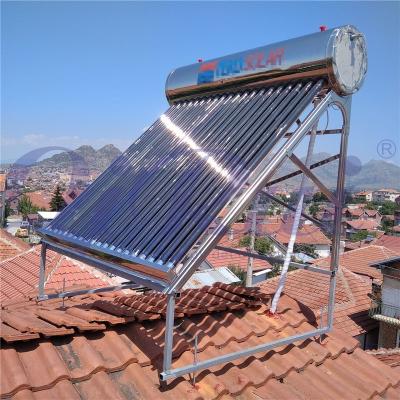 China All Stainless Steel Non-Pressurized Solar Geyser 100L-500L with Intelligent Controller for sale