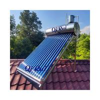 China Non-Pressurized Stainless Steel Solar Water Heater 100L-300L Vacuum Tube for sale