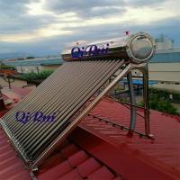 China Wholesale All Stainless Steel Solar Water Heater 50L to 500L Non Pressure Vacuum Tube Solar Geyser for Home for sale