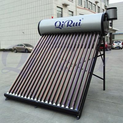 China Non Pressure Solar Geyser 50L to 500L Vacuum Tube Solar Water Heater CE Solar Keymark for sale