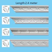 China Wholesale Polyurethane Crown Molding Home Decoration PU Cornice Molding for sale