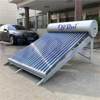 China Compact Non-Pressure Solar Water Heater 100L 150L 200L 300L 500L Vacuum Tube Stainless Steel Tank for sale