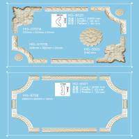 China PU Polyurethane Interior Wall Decor Molding Onlay Scroll Ornament 2025 Hot Sale Lightweight Easy Install for sale