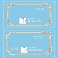 China PU Polyurethane Interior Wall Decor Molding Onlay Scroll Ornament 2025 Hot Sale Lightweight Easy Install for sale