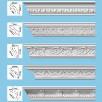 China Polyurethane Home Decor Ceiling Crown Mold Decorative PU Cornice Moulding for sale