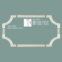 China Polyurethane Ceiling Cornice Mould Decorative PU Crown Moulding Fireproof B2 Grade for sale